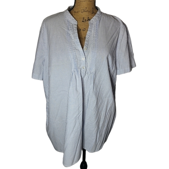Only Necessities | Tops | Only Necessities Short Sleeves Pinstriped ...